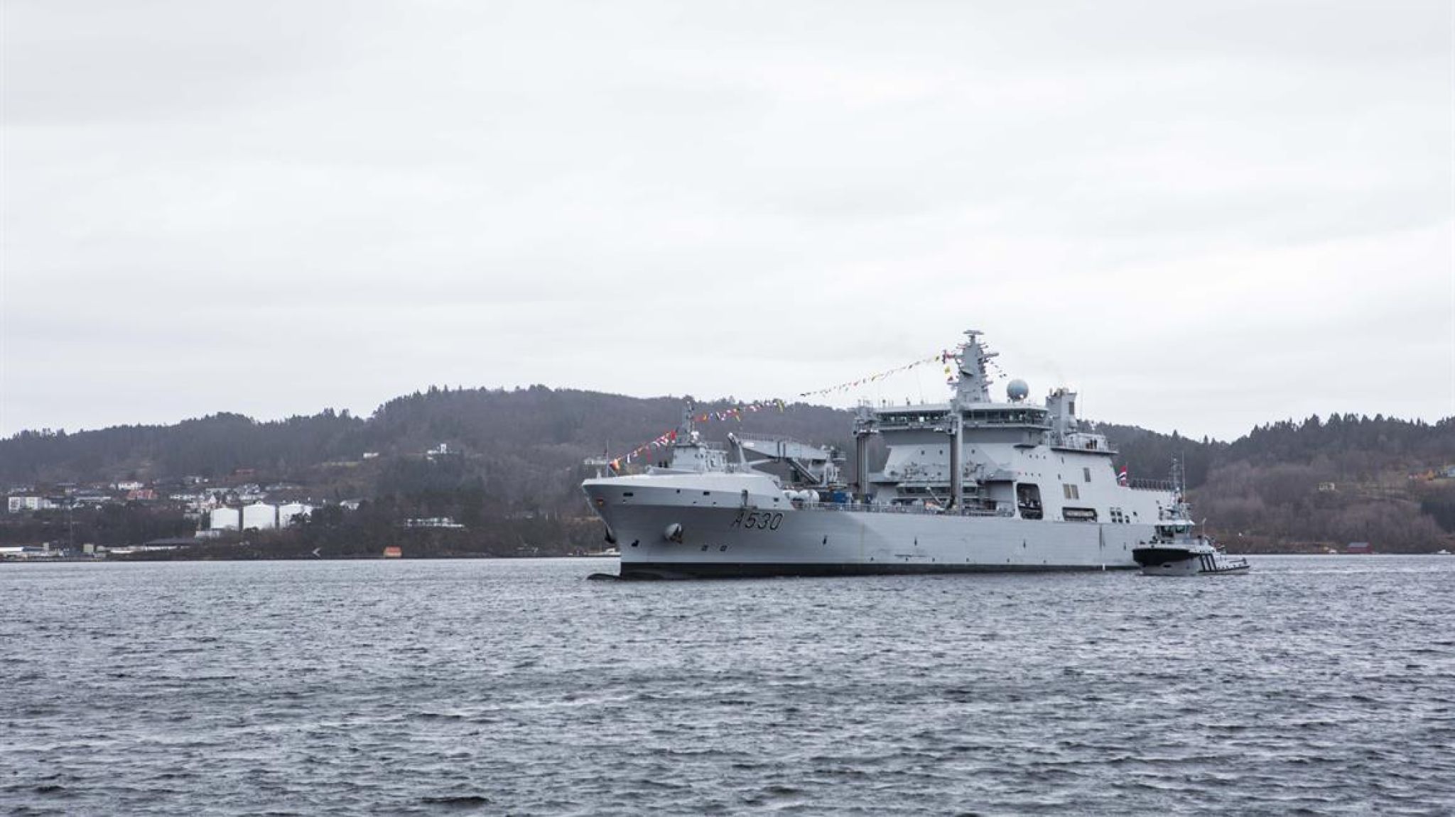 KNM «Maud» til Norge for første gang